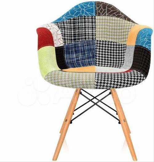 Стул Eames Style DAW Patchwork мультиколор