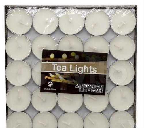 Свечи чайные белые (50 штук)