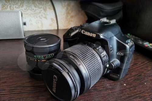 Зеркальный фотоаппарат Canon 450d kit