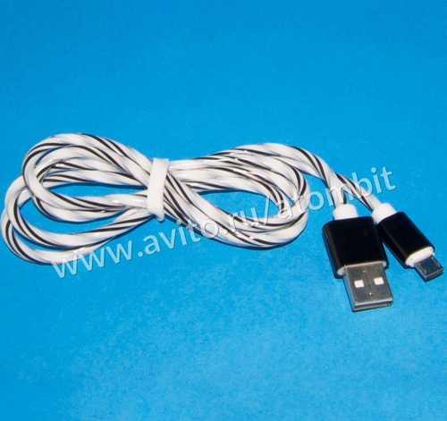 Кабель USB 2.0 AM на micro BM 1 м силикон