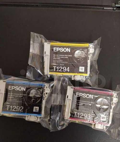 Картриджи для принтера epson T1292, T1293, T1294