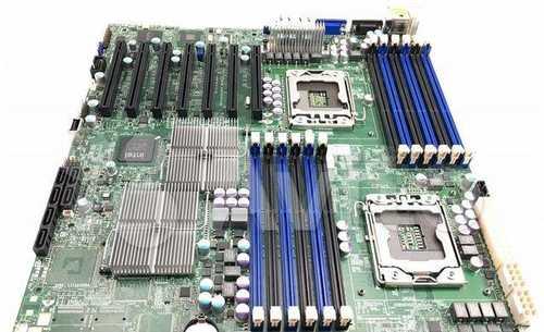 Материнская плата Supermicro X8DTH-I 2x CPU /32Gb