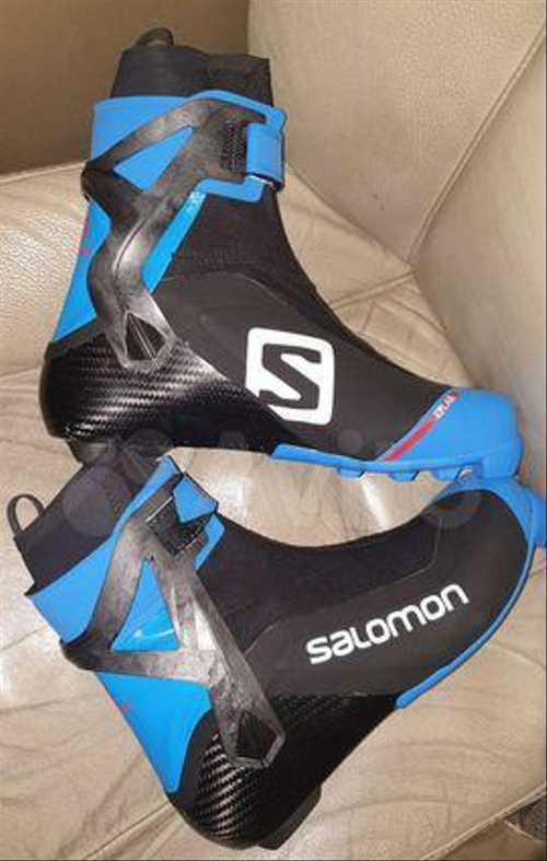 Гоночные лыжные ботинки salomon S/LAB carbon skate