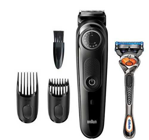Триммер для бороды Braun BT3242 + Бритва Gillette