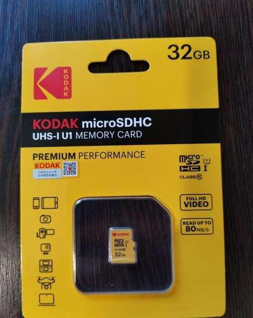 Карта памяти Kodak 32Gb microsdhc