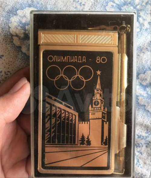 Сувенирный блокнот Олимпиада 80