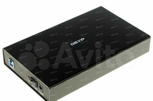 Внешний бокс dexp U3SMB-35YA-BE для HDD 3.5"