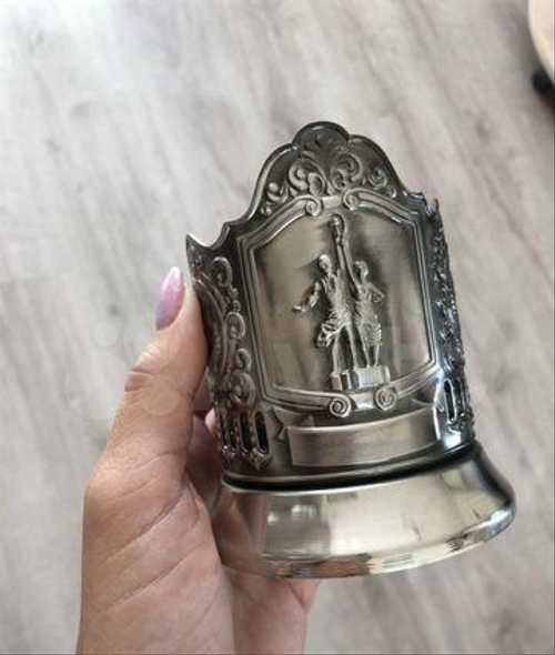 Подстаканник «Рабочий и колхозница»