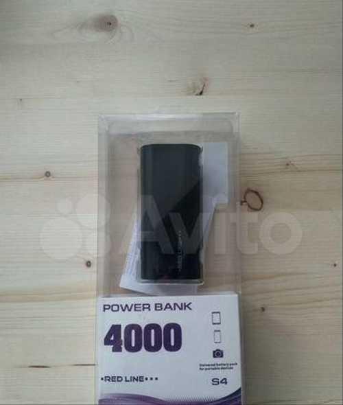 Power bank 4000 red line S4