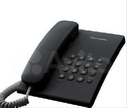Телефон стационарный panasonic KX-TS2350RUB