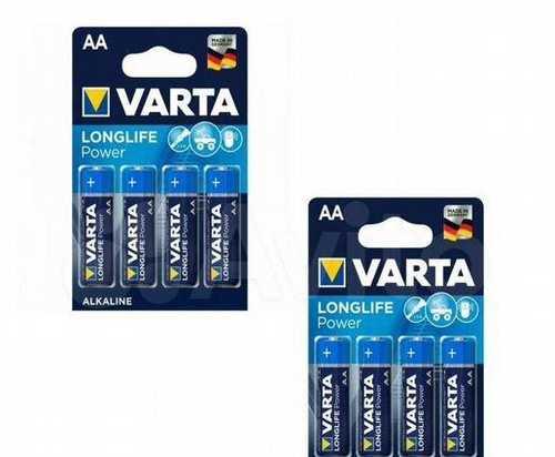 Набор из 8 батареек varta Longlife Power Alkaline AA