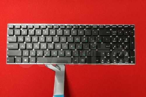 011483 Клавиатура для ноутбука Asus X551 X551CA X551MA черная без рамки (плоский Enter)