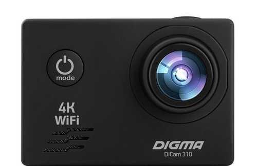 Экшн-камера digma DiCam 310 4K