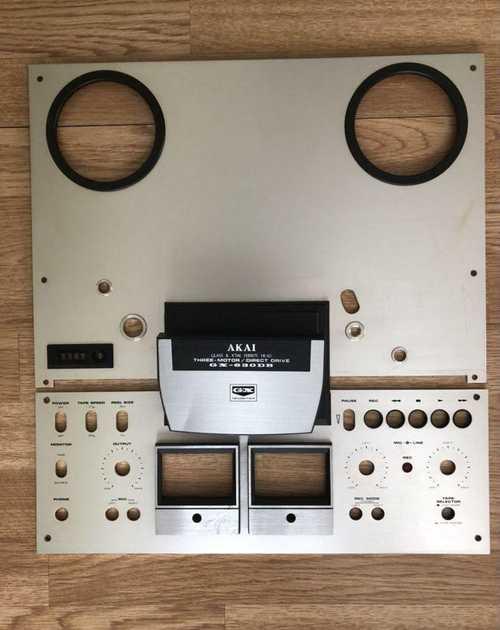 Akai GX-630 - лицевые панели магнитофона