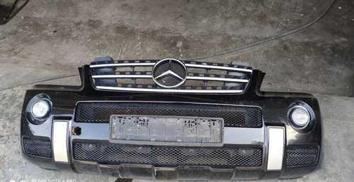 Бампер передний мерседес ML63 AMG
