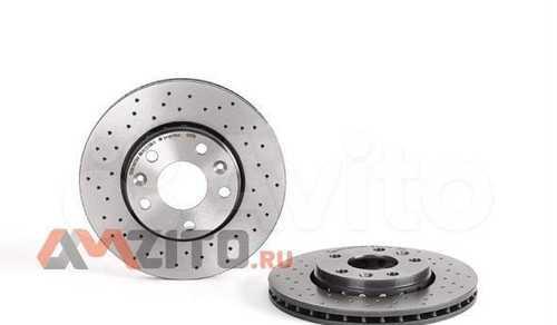 Brembo 09A7271X диск торм.перфорированный renault
