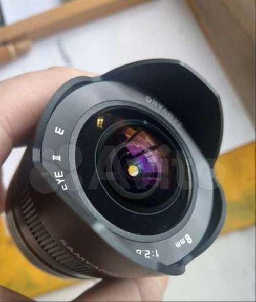 Объектив фишай Samyang 8mm f/2.8 UMC Fish-eye II S