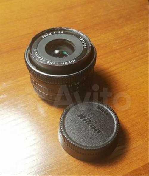 Объектив Nikon Series E 35 mm f/ 2.5