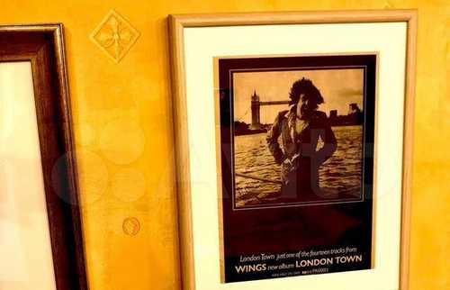Paul Mccartney & Wings (1978) England. Poster