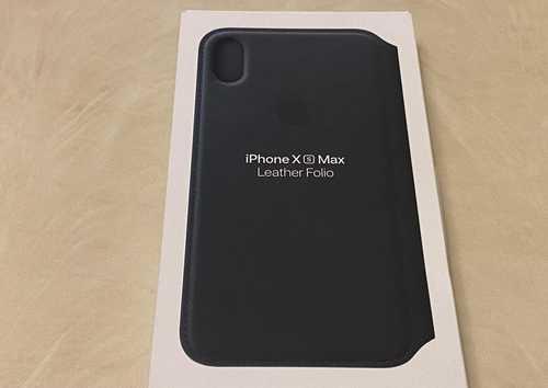 Чехол для iPhone XS Max Leather Folio