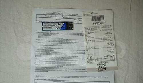 SSD WD Blue M.2 500 гб
