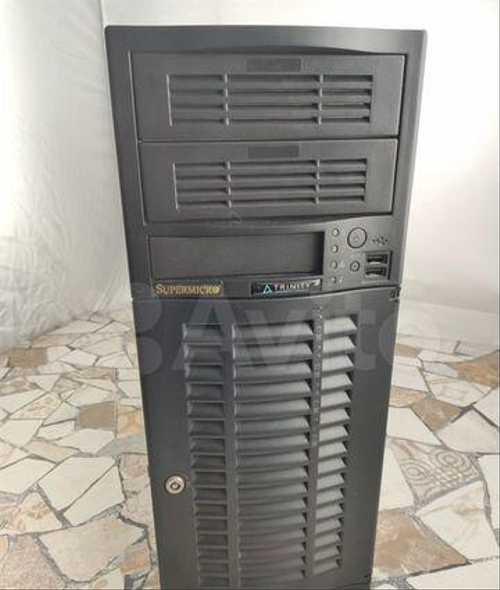 Сервер Supermicro X9SCL Xeon E3 1220v2 8 Гб raid