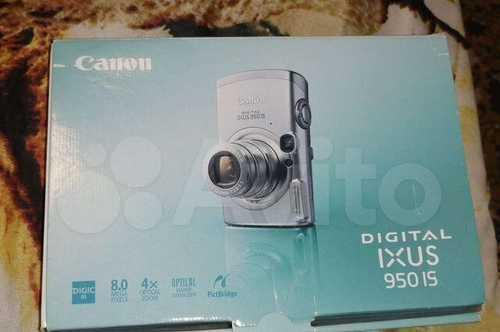 Компактный фотоаппарат Canon ixus 950is