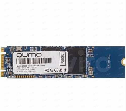 256 гб SSD M.2 накопитель qumo Novation новый