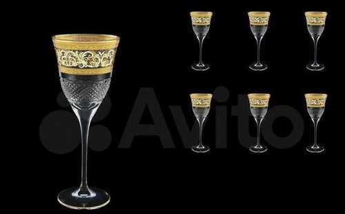 Набор бокалов для вина Astra Gold Allegro Fiesole Golden Light Decor 190мл (6 шт)