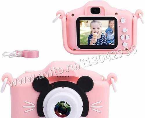 Детская игрушка-фотоаппарат Kitty-мики розовый