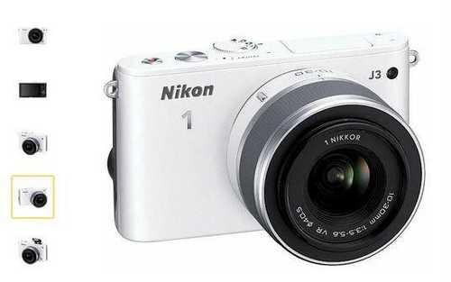 Беззеркалка Nikon 1 J3 Kit плюс 2 обьектива