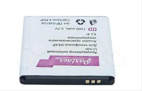 Акб partner для dexp Ixion ES 4 1500mAh