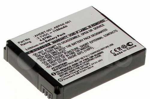 Аккумуляторная батарея ahdbt-001, ahdbt-002, abpak-001 для камеры GoPro 1100mAh