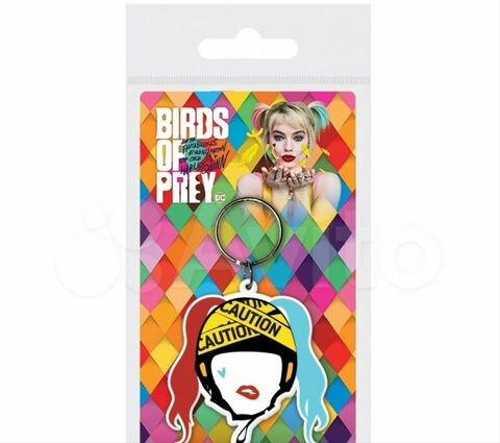 Брелок Pyramid Birds Of Prey Harley Quinn Caution