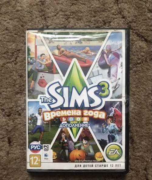 Продаю лицензионный диск The sims 3 дополнение «Вр