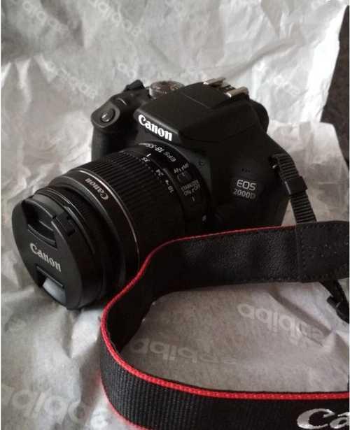 Фотоаппарат зеркальный Canon 2000d Kit 18-55