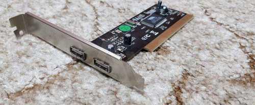 Контроллер USB 2.0 Gembird, 2xUSB 2.0, PCI 2.1
