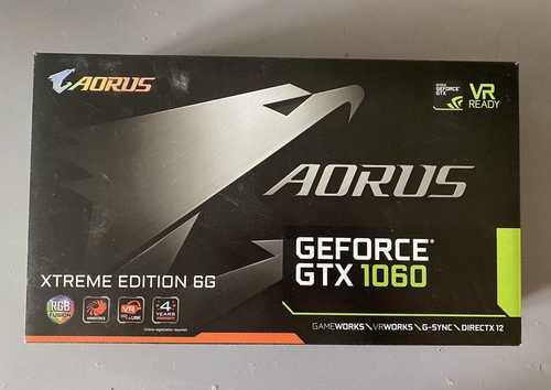 Gigabyte Aorus GTX 1060 Xtreme edition 6g