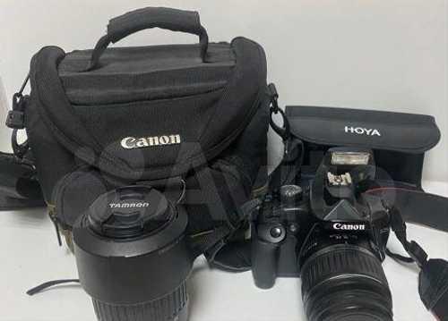 Canon 1000d Kit+ 55-200 +Сумка+фильтры+зу