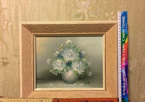 Картина маслом Цветочный натюрморт