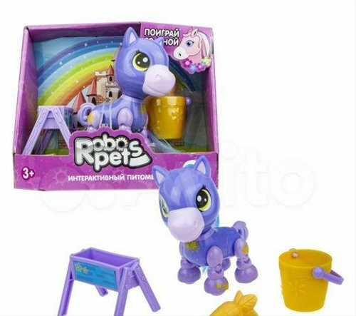 Интерактивная игрушка 1Toy Игривый пони, фиолетовый, со звуком (Т16977)