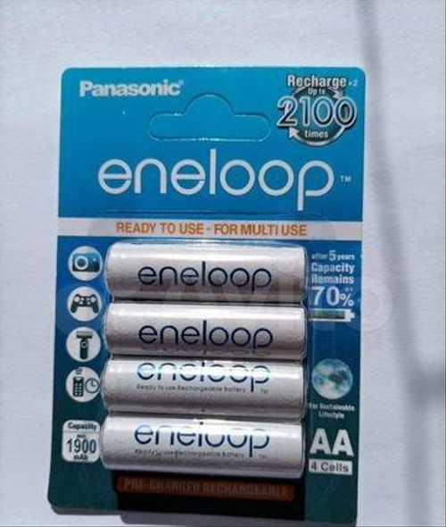 Аккумуляторы Panasonic Eneloop AA