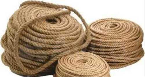 Верёвка,канат джутовый золотистый Бангладеш