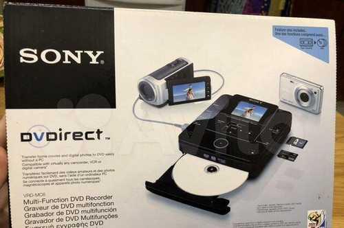 DVD рекордер sony VRD-MC6 оцифровка видео на диск