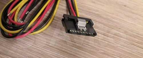 Разъём molex SATA-15pin-мама+кабель