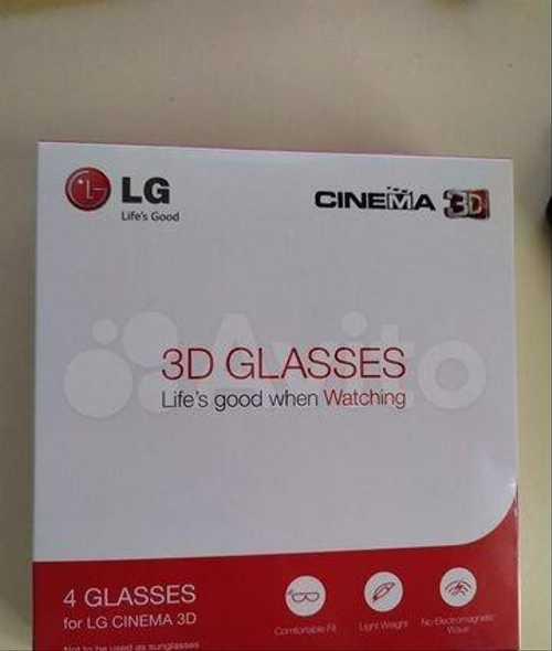 Очки для телевизора 3D LG glasses
