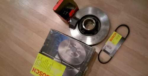 Тормозные диски (задние) + колодки на Peugeot 308