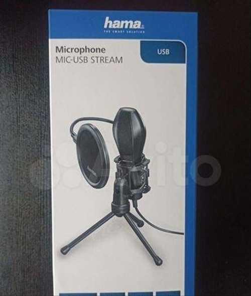 Микрофон hama mic-usb stream