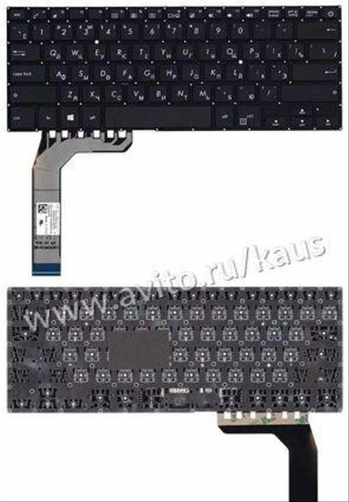 Клавиатура для ноутбука Asus X407 черная