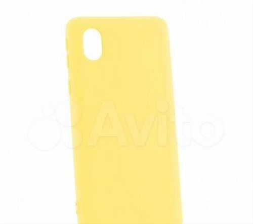 Чехол-накладка Samsung Galaxy A01 Core Derbi Slim Silicone-3 желтый